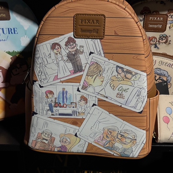 Loungefly | Bags | Loungefly Pixar Tan Backpack With Up Movie ...